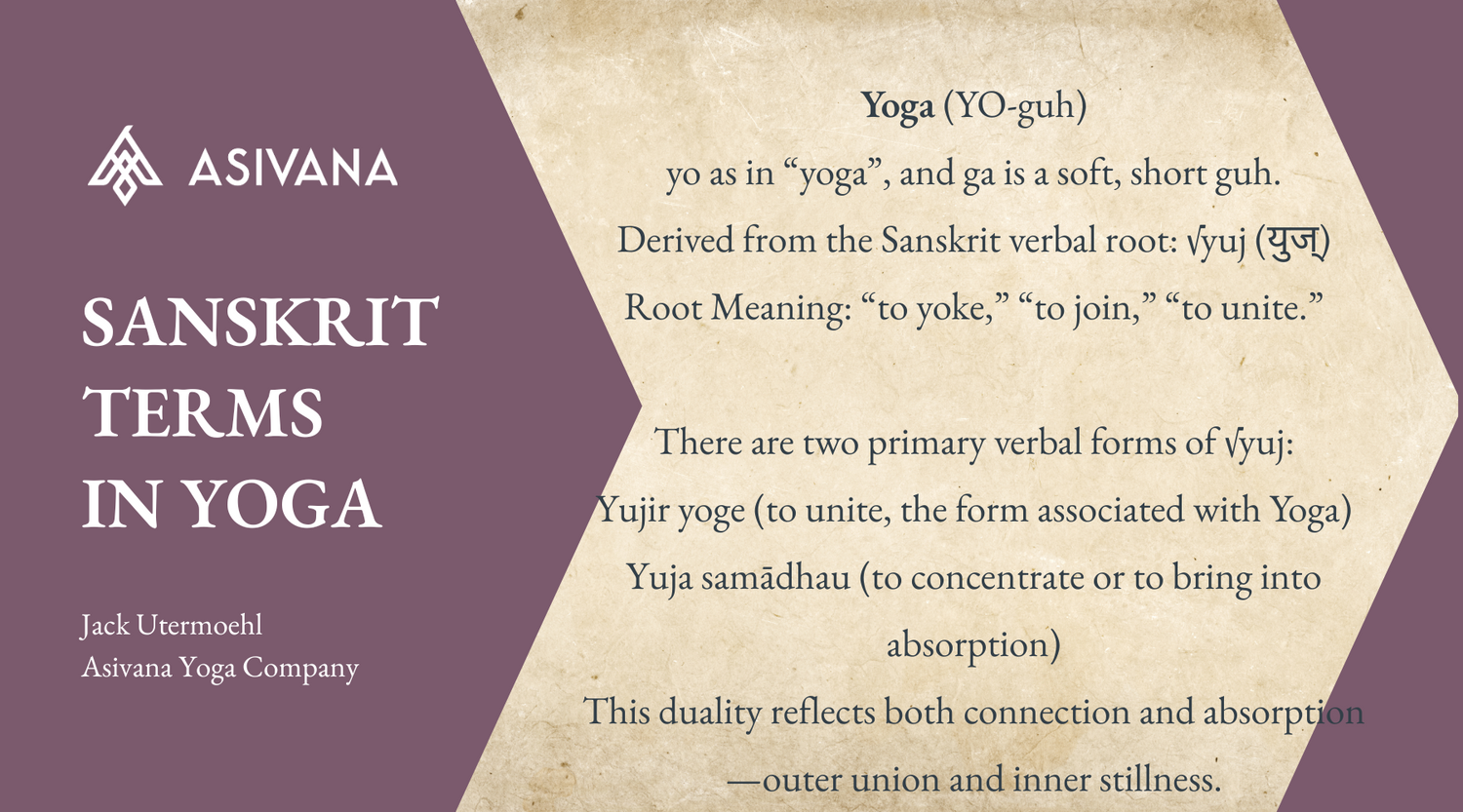 A Practical Guide to Sanskrit Terms in Yoga – Asivana Yoga